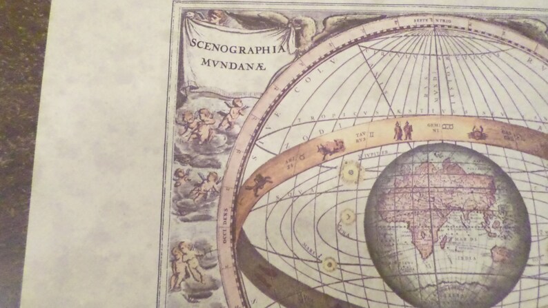 Antique Map Series Print Serie Mappe Antiche N 14 Art Print - Etsy