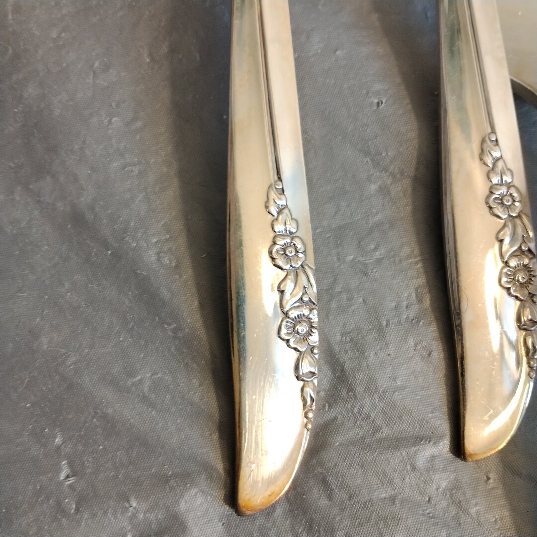 52pc Mid-century Modern 1881 Rogers Oneida Ltd. Silverplated Flatware ...