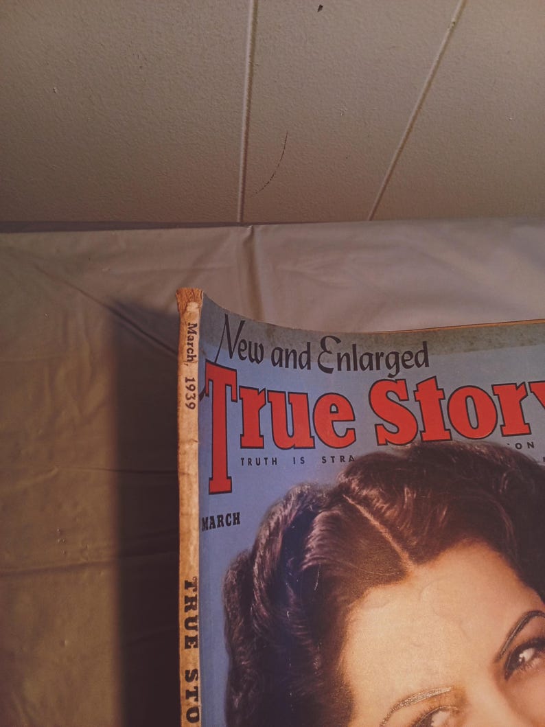 March 1939 True Story Magazine, America's Disgrace Illegitimate Babies ...