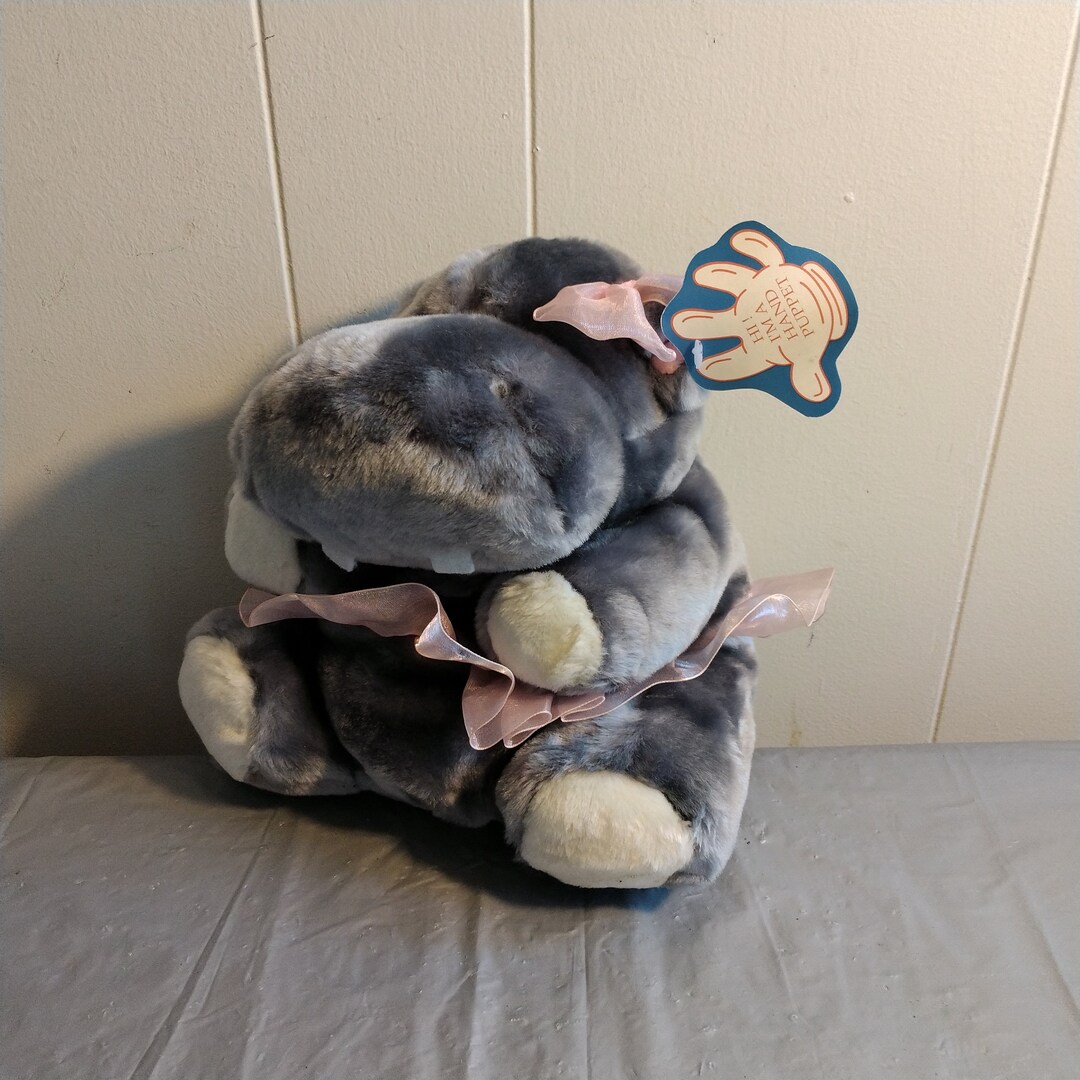 Outrageous Plush Hippo Hand Puppet in Tutu, Hippopotamus - Etsy