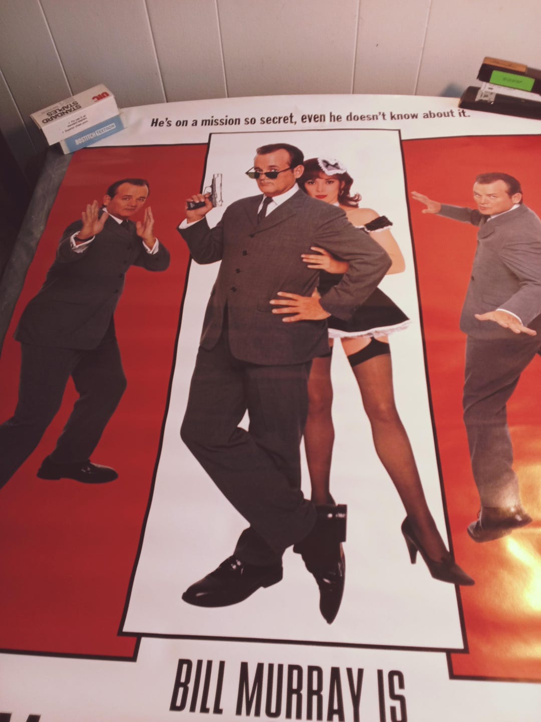 27.5x40" the Man Who Knew Too Little Movie Poster, Bill Murray 1997 - Etsy