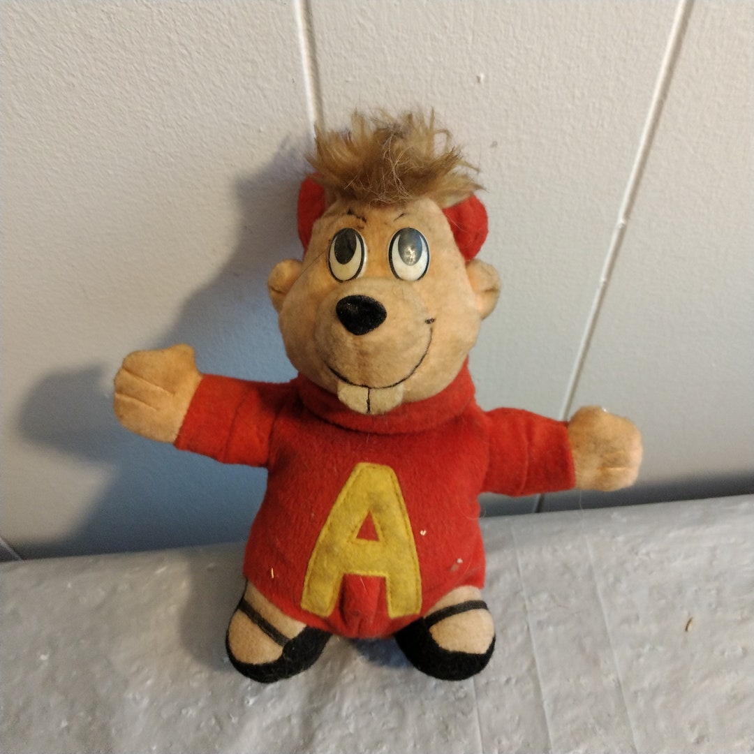 Vintage Plush Alvin Chipmunk Toy - Etsy