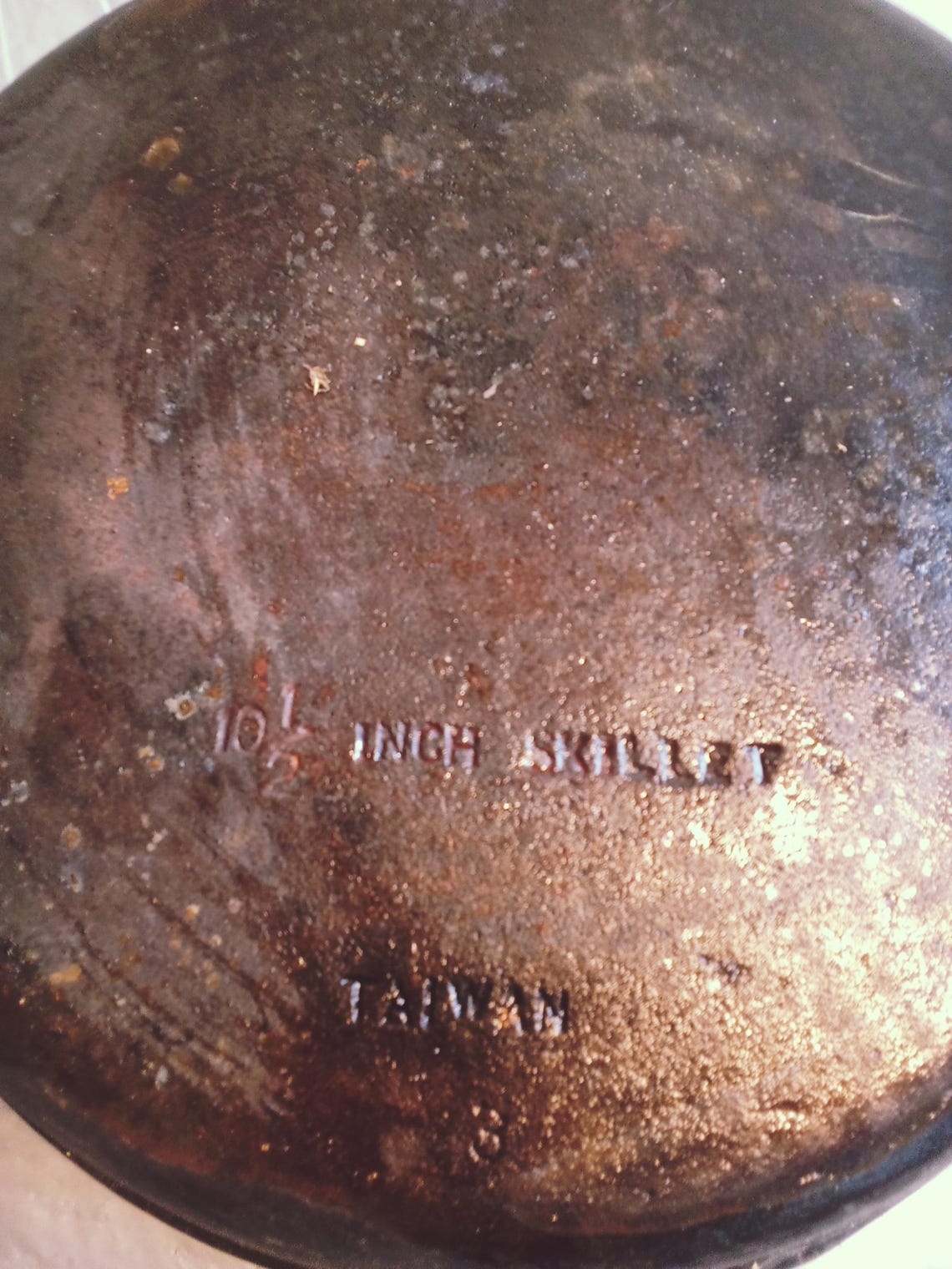 Vintage Taiwan Cast Iron Skillet, Frying Pan, Read Description - Etsy