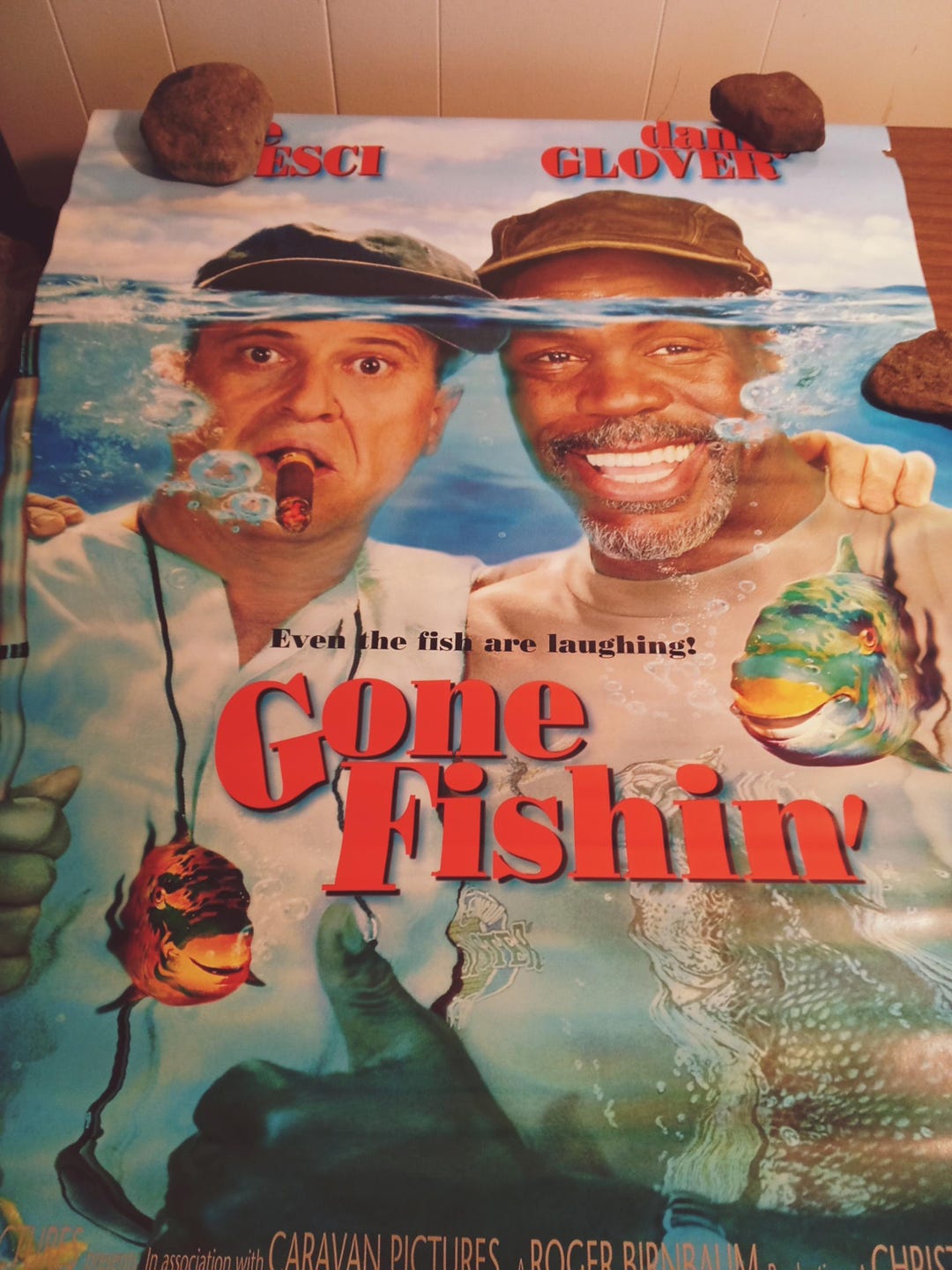 27x39" Gone Fishin' Movie Poster, Joe Pesci Danny Glover, Read ...