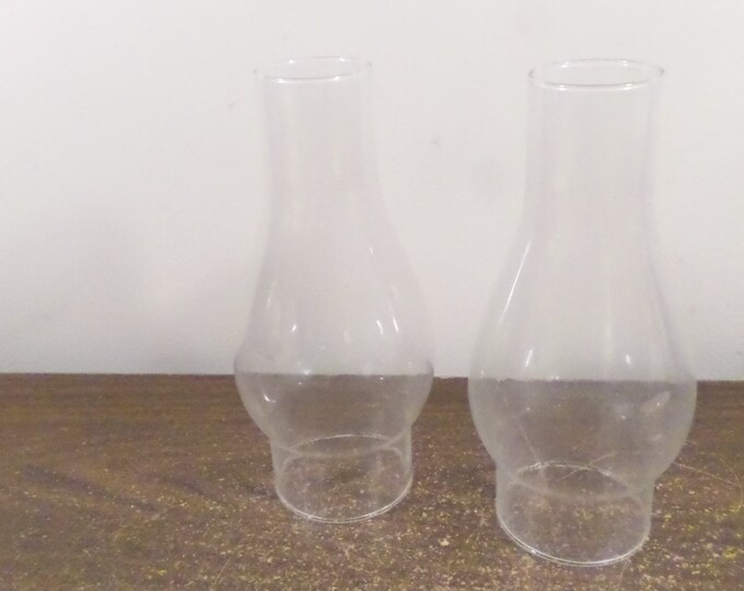 2 Clear Glass Lantern Chimneys, Lamp Chimney, Lamp Shade - Etsy