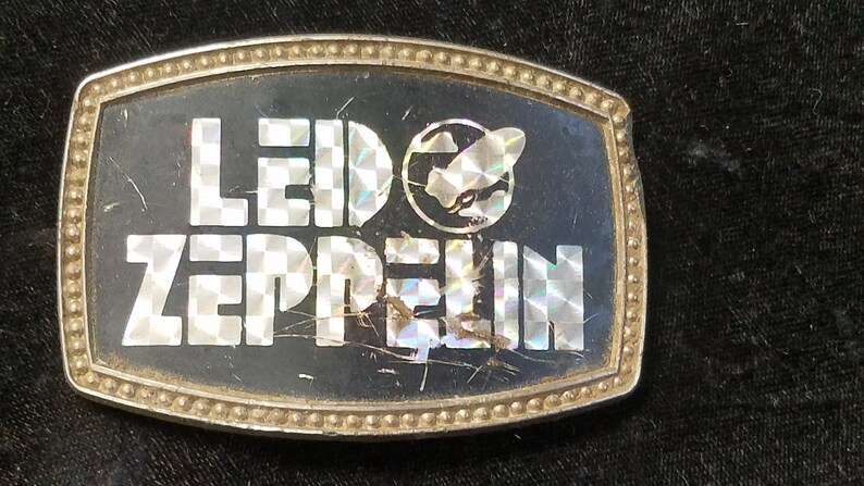 Vintage 1977 CPI 3 1/2 LED ZEPPELIN Prism Belt Buckle - Etsy