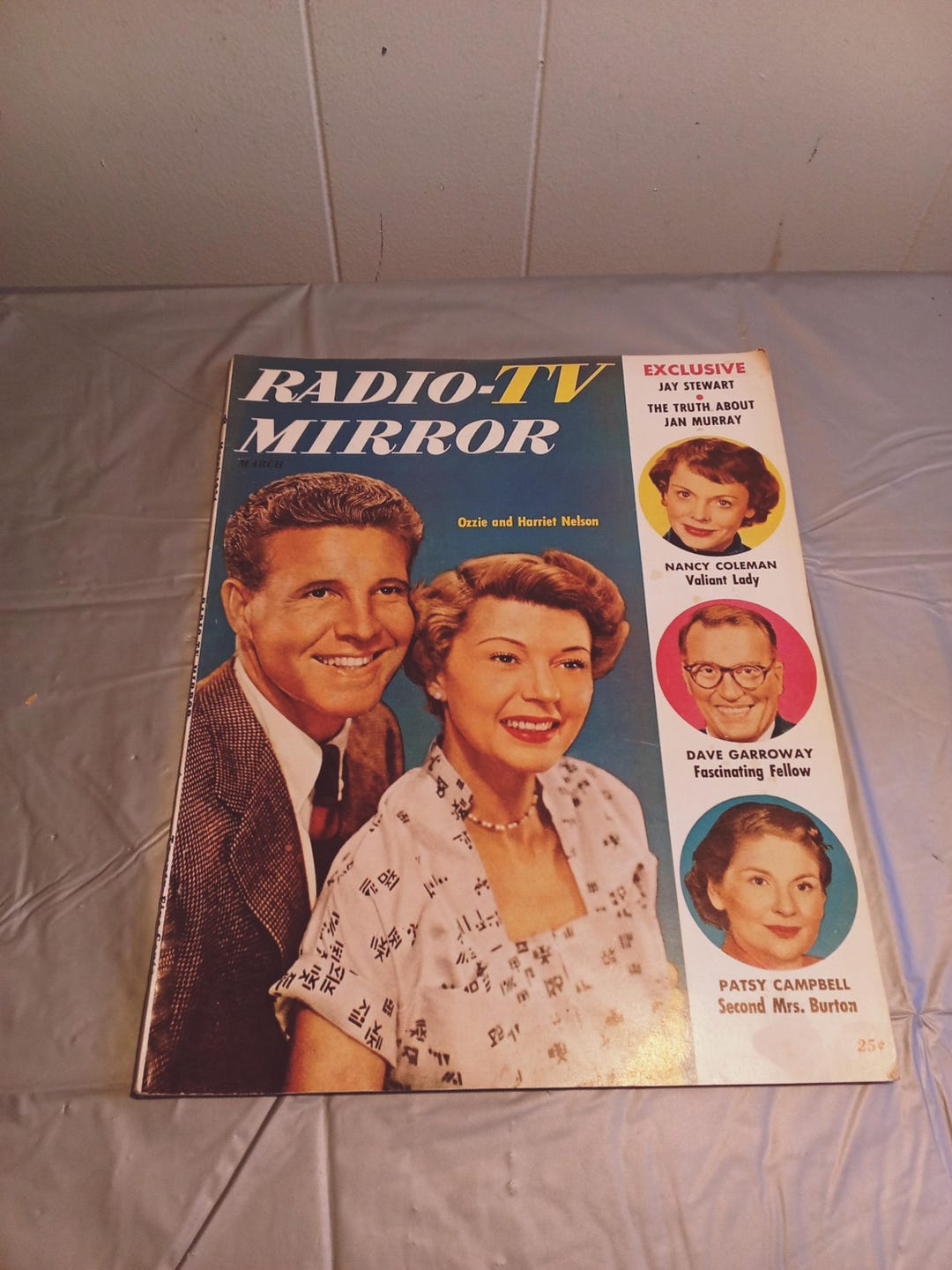 March 1954 Radio TV Mirror Magazine, Ozzie & Harriet Nelson Cover - Etsy