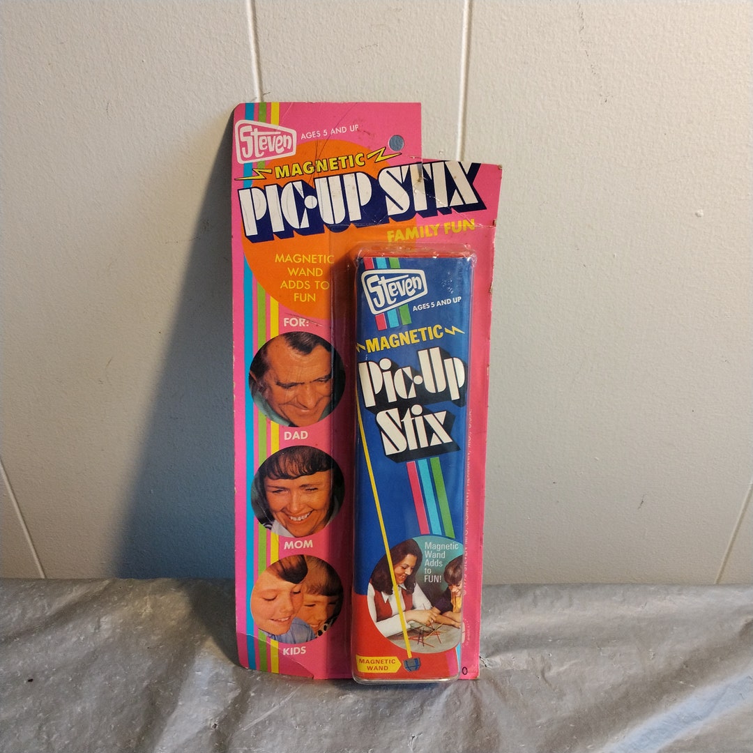 NOS 1970s Vintage Steven Magnetic Pic up Stix Toy - Etsy
