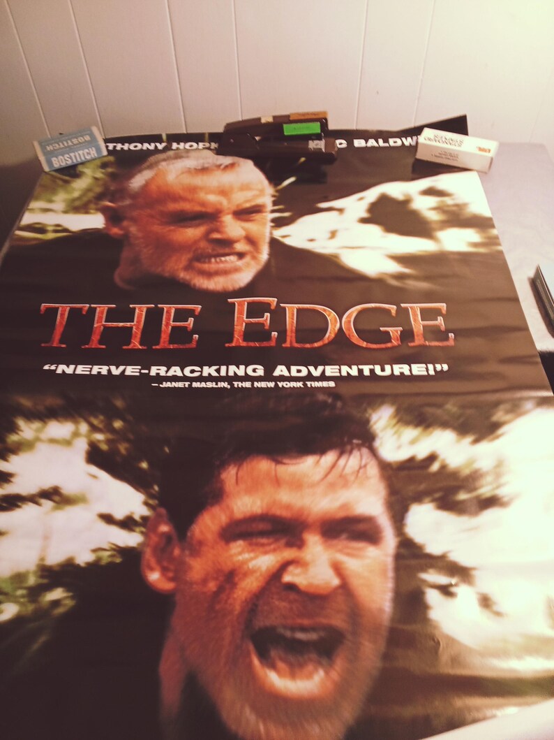 27x40" the Edge Movie Poster 1997 - Etsy