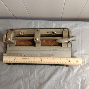 Vintage Improved Hummer Cast Iron 3 Hole Punch - Etsy