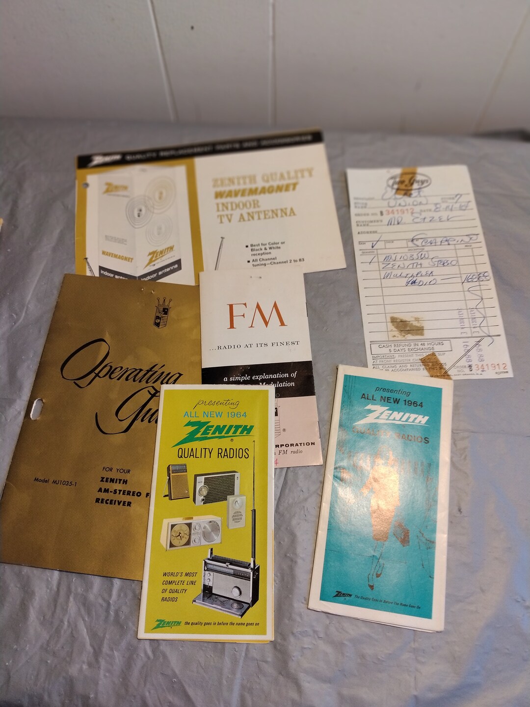 1960s Vintage Zenith Radio Booklets Zenith Antenna Zenith ...