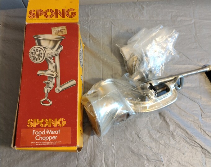Vintage Spong Food Meat Chopper, Made England - Etsy