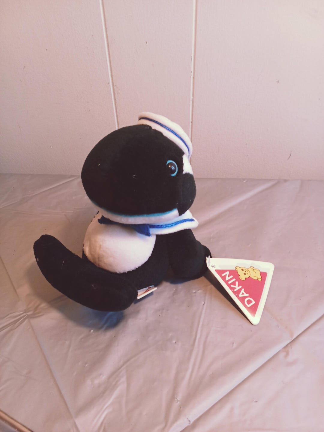 1990s Vintage Dakin Plush Whale Sailor - Etsy
