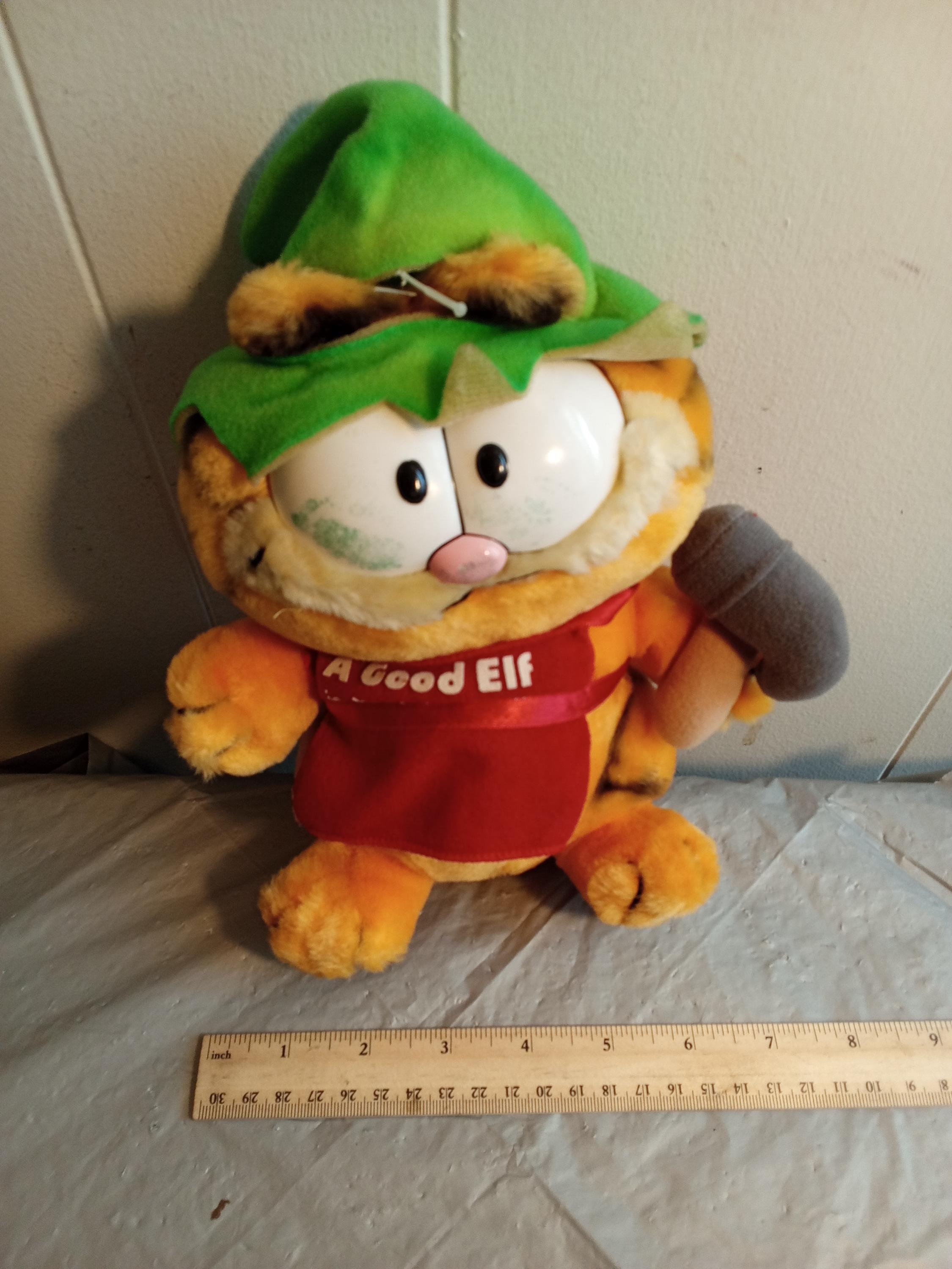 Plush 1981 Dakin Garfield Elf, Plush Garfield Cat - Etsy