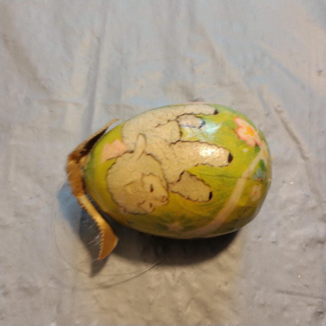 1970s Reflections Barry Patch Egg, Animal Theme, Decorative Egg, Look ...