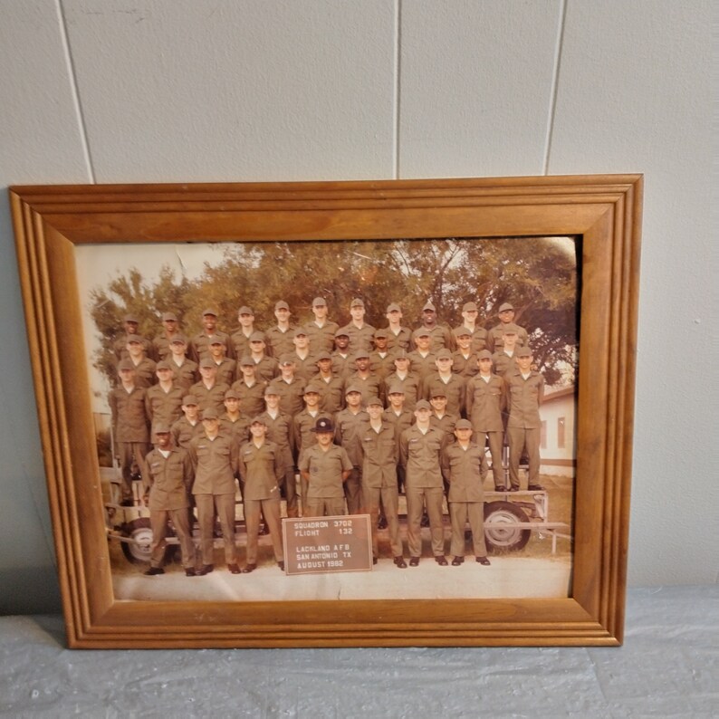 11x14 1982 Vintage Military Group Photo Squadron 3702 - Etsy