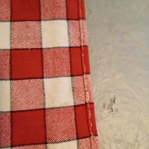5 Red Checkered Cloth Napkins - Etsy