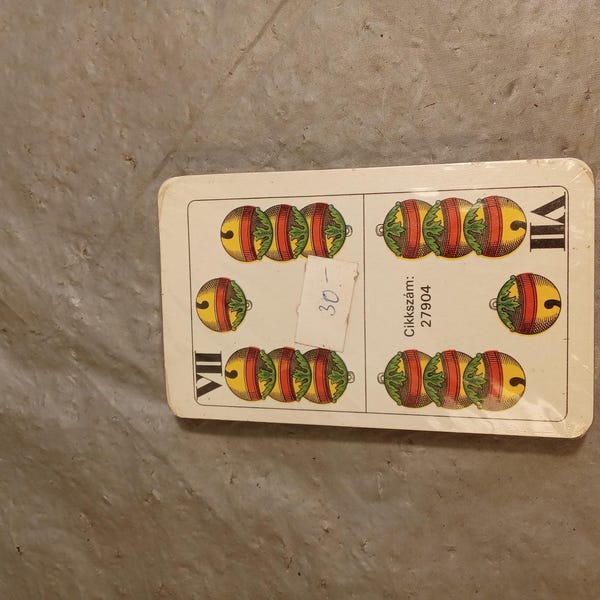 Hungarian Card Deck - Etsy