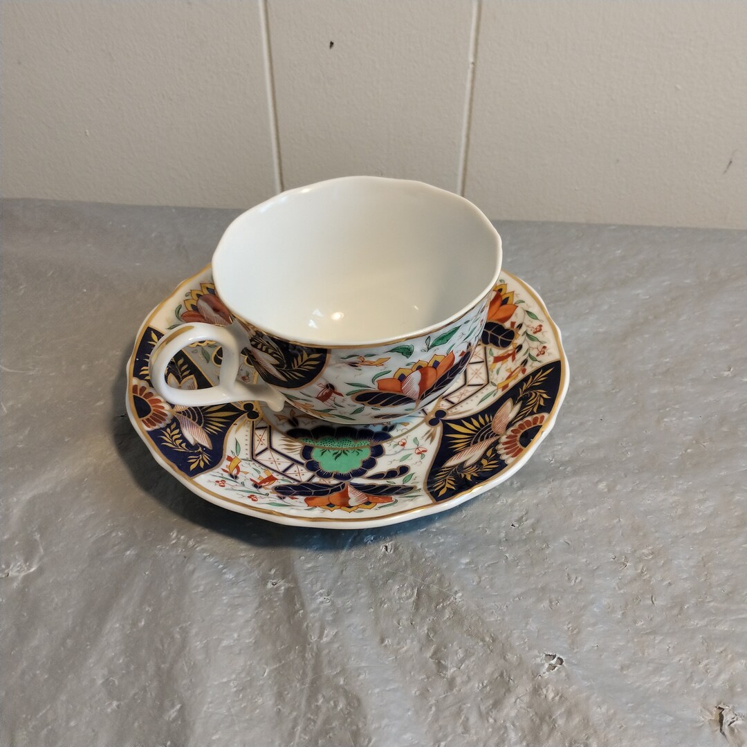 NOS Classic Imari by Sadek Cup & Saucer - Etsy