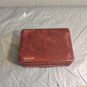 Wavy Vintage Italian Cowhide Storage Box - Etsy