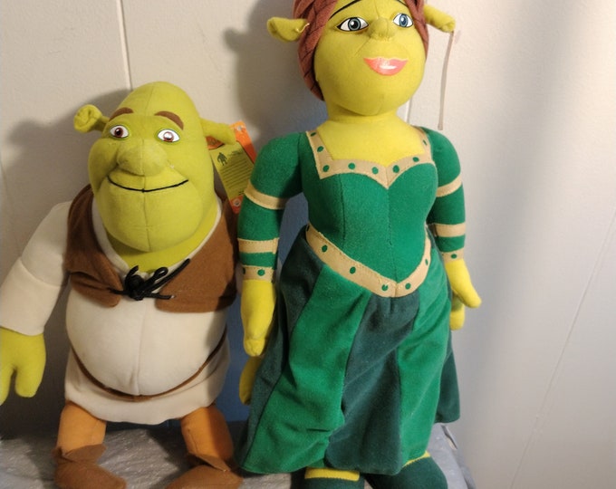 2 Vintage Nanco Dreamworks Shrek 2 Plush Toys - Etsy