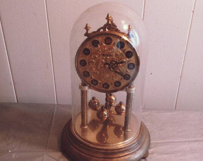 Vintage Bulova Dome Anniversary Mantle Clock, Read Description - Etsy