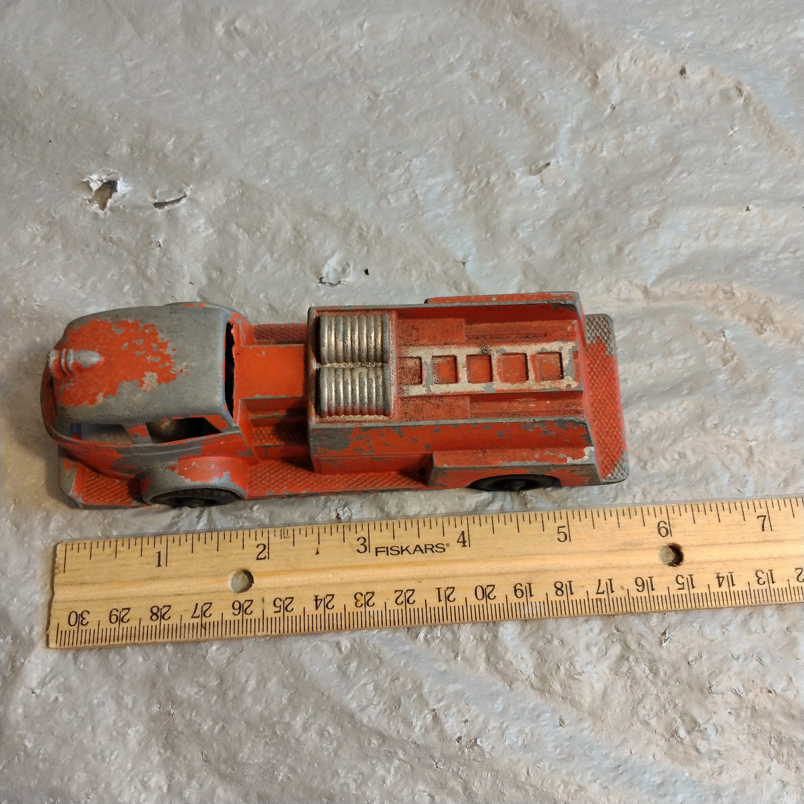 Vintage Cast Metal Hubley Fire Engine 402 - Etsy