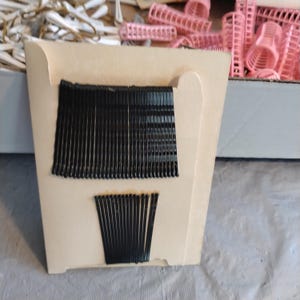 Lot Assorted Vintage Hair Perm Rollers Curlers & Bobby Pins, Read ...