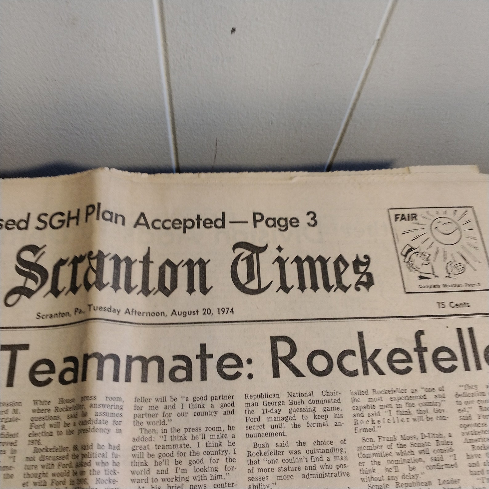3pc 1970s Nixon Ford Rockefeller US News Magazine New York Times ...