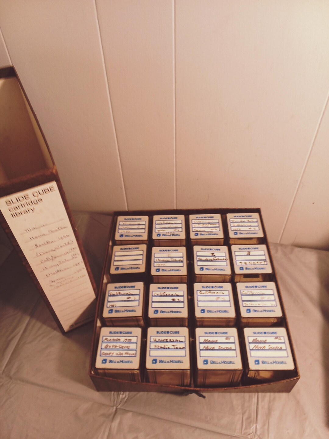 1980s 2x2 Travel Slides, Maine Nova Scotia Florida Canary Islands Spain ...