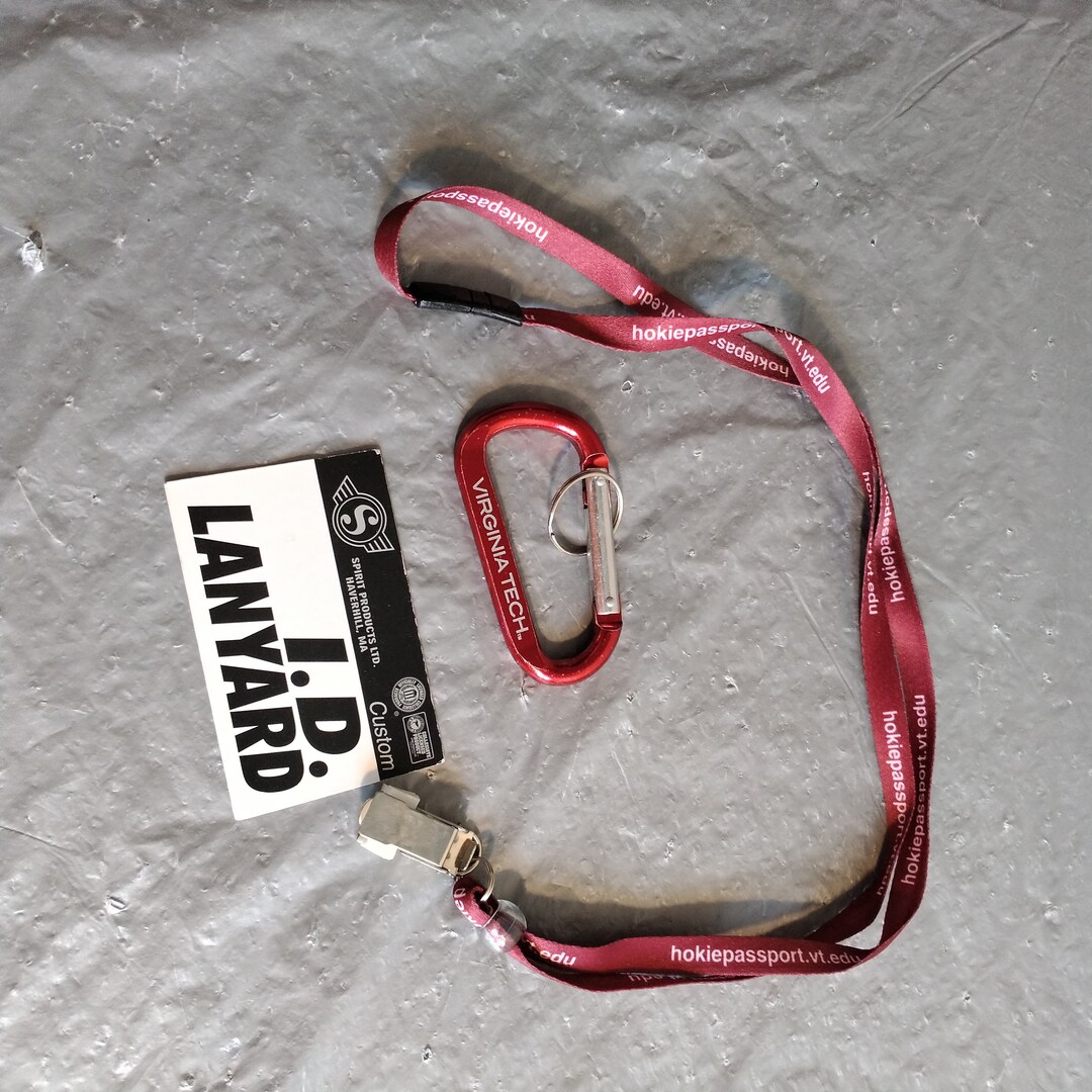 Virginia Tech Lanyard & Keychain - Etsy