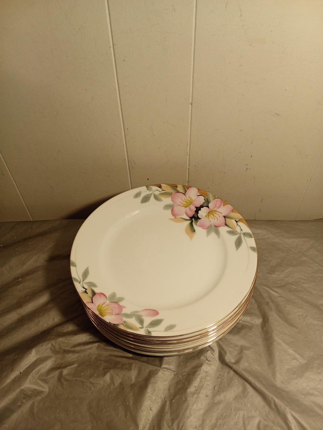 7 Vintage Noritake Japan Azalea Dinner Plates - Etsy