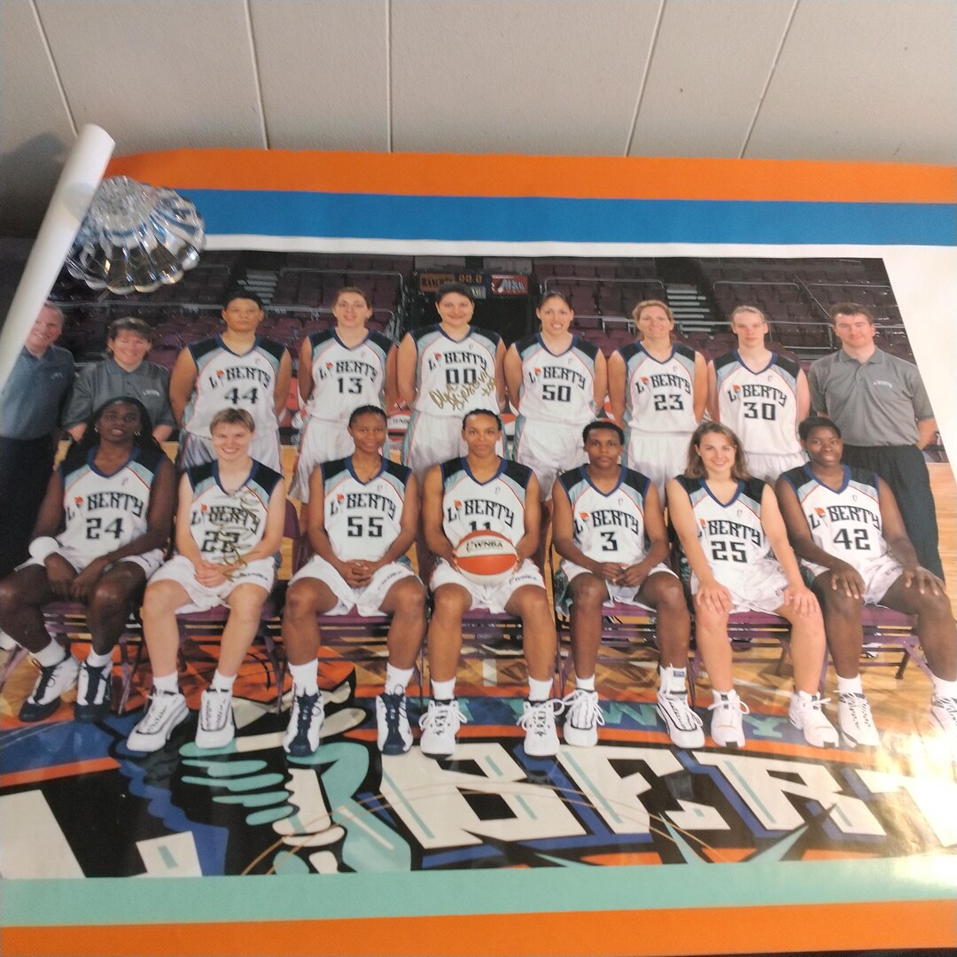 24x36" Nike WNBA New York NY Liberty Team Giveaway Poster, Sports ...
