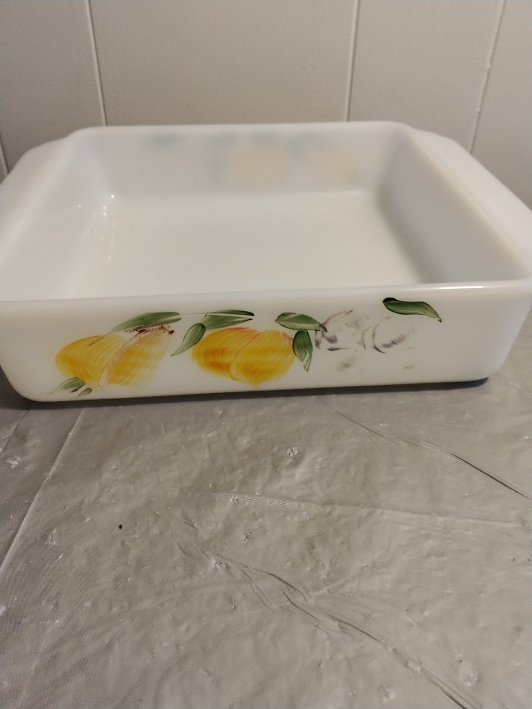 Vintage Fire King Fruit Motif Casserole, Serving Dish - Etsy