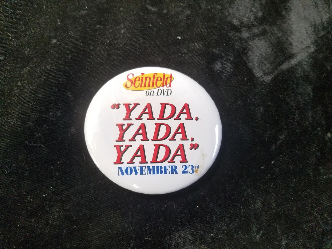 Seinfeld on DVD November 23rd Yada Yada Yada 3" - Etsy