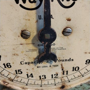 Vintage Way Rite 25 Lb Scale - Etsy