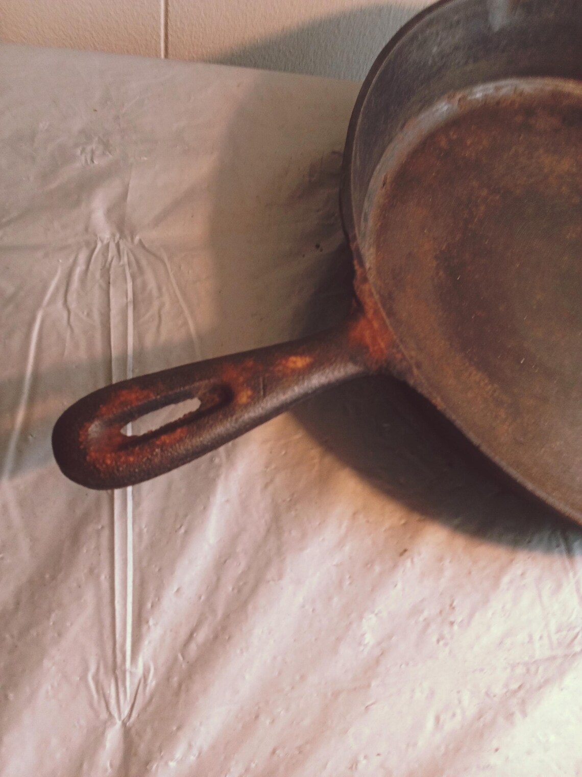Vintage Taiwan Cast Iron Skillet, Frying Pan, Read Description - Etsy