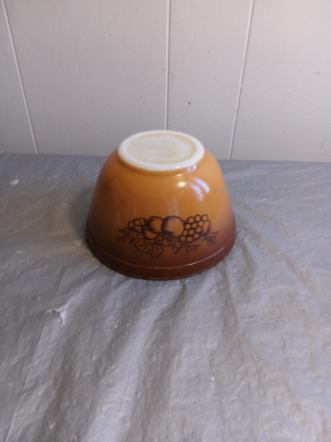 Old Orchard Brown Pyrex Bowl, 401, 1 1/2 Pt, Read Description - Etsy