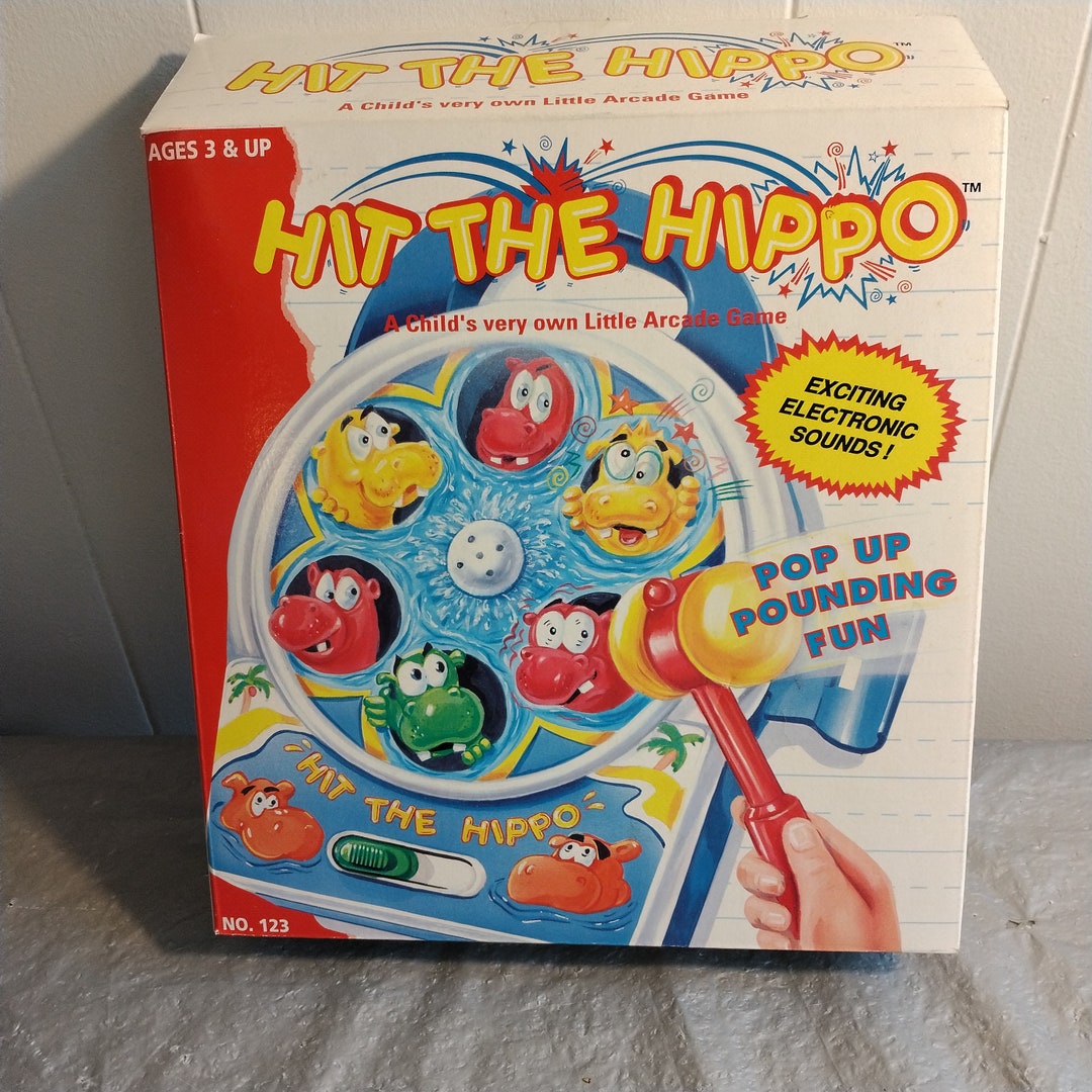 1990s Hit the Hippo Game Zima Hippopotamus Game - Etsy