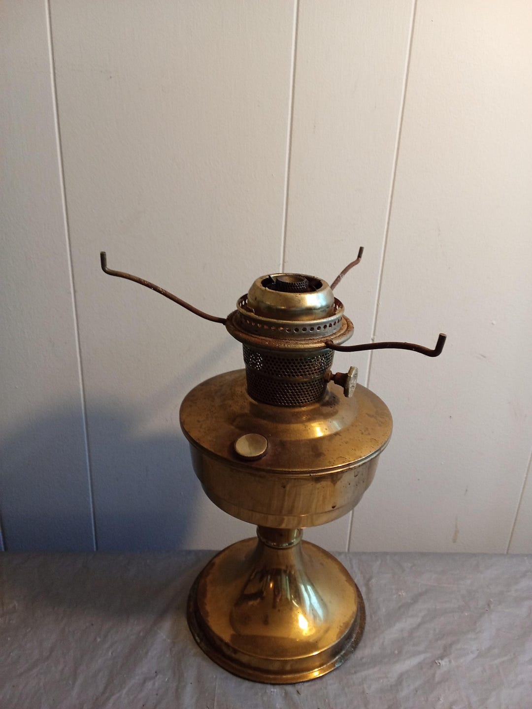 Vintage Aladdin Lamp Moc C Ind Bras Oil Lamp Lantern - Etsy