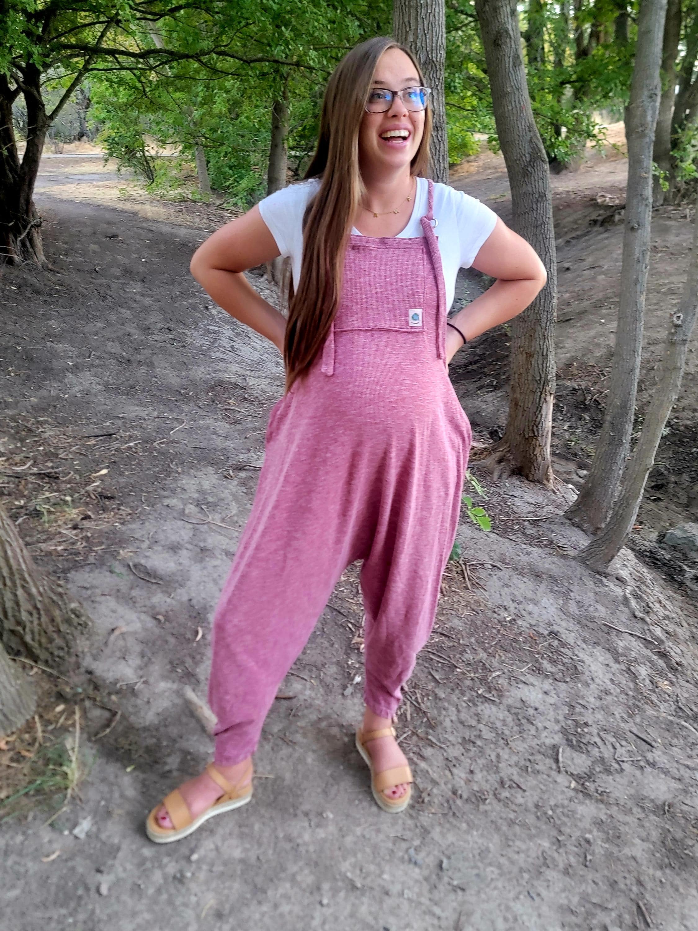 Maternity Jumper Overall Zero Waste Pregnantonesie Overall Active Sport ...