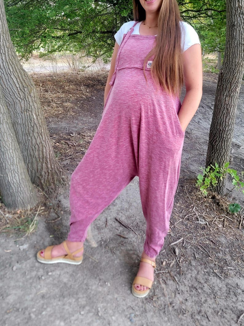 Maternity Jumper Overall Zero Waste Pregnantonesie Overall Active Sport ...