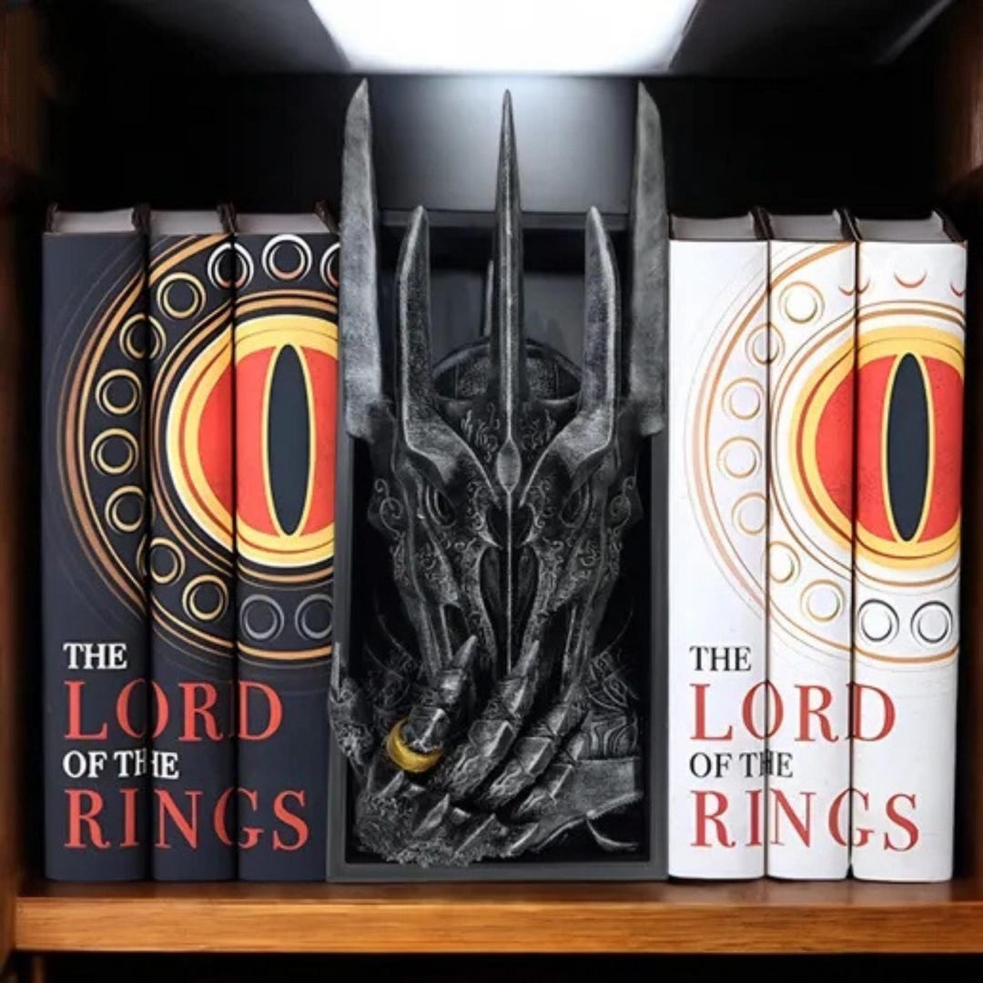 Sauron Lord of the Rings Book Nook, Shelf Decor, Library Decor, Book Lovers, 3D Print, Bookish ...