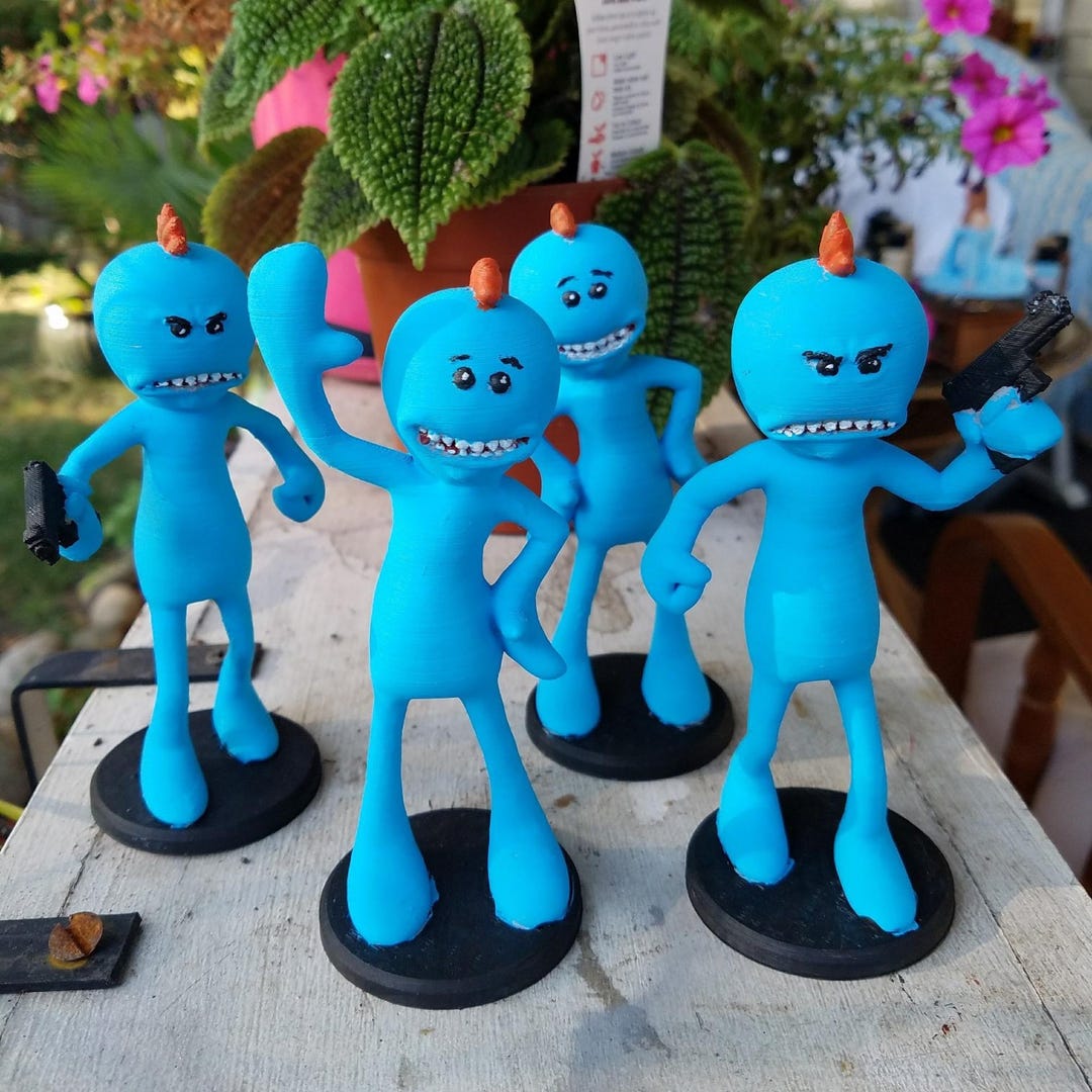 Rick and Morty Assortment of Mr. Meeseeks Action Figure / Rick and ...