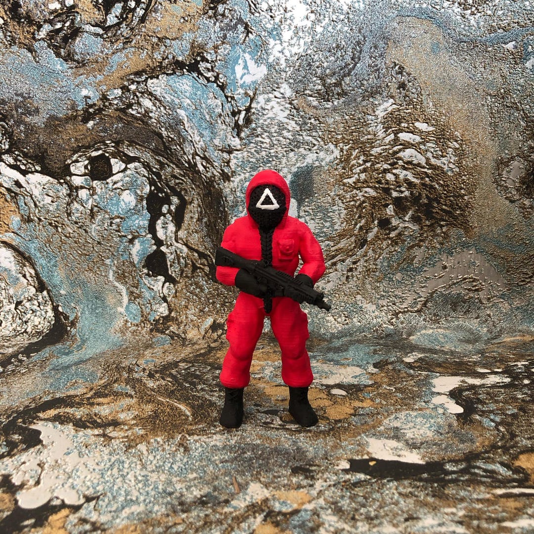 Squid Game Soldier Action Figure / Squid Game Masks / Front Man Mask ...