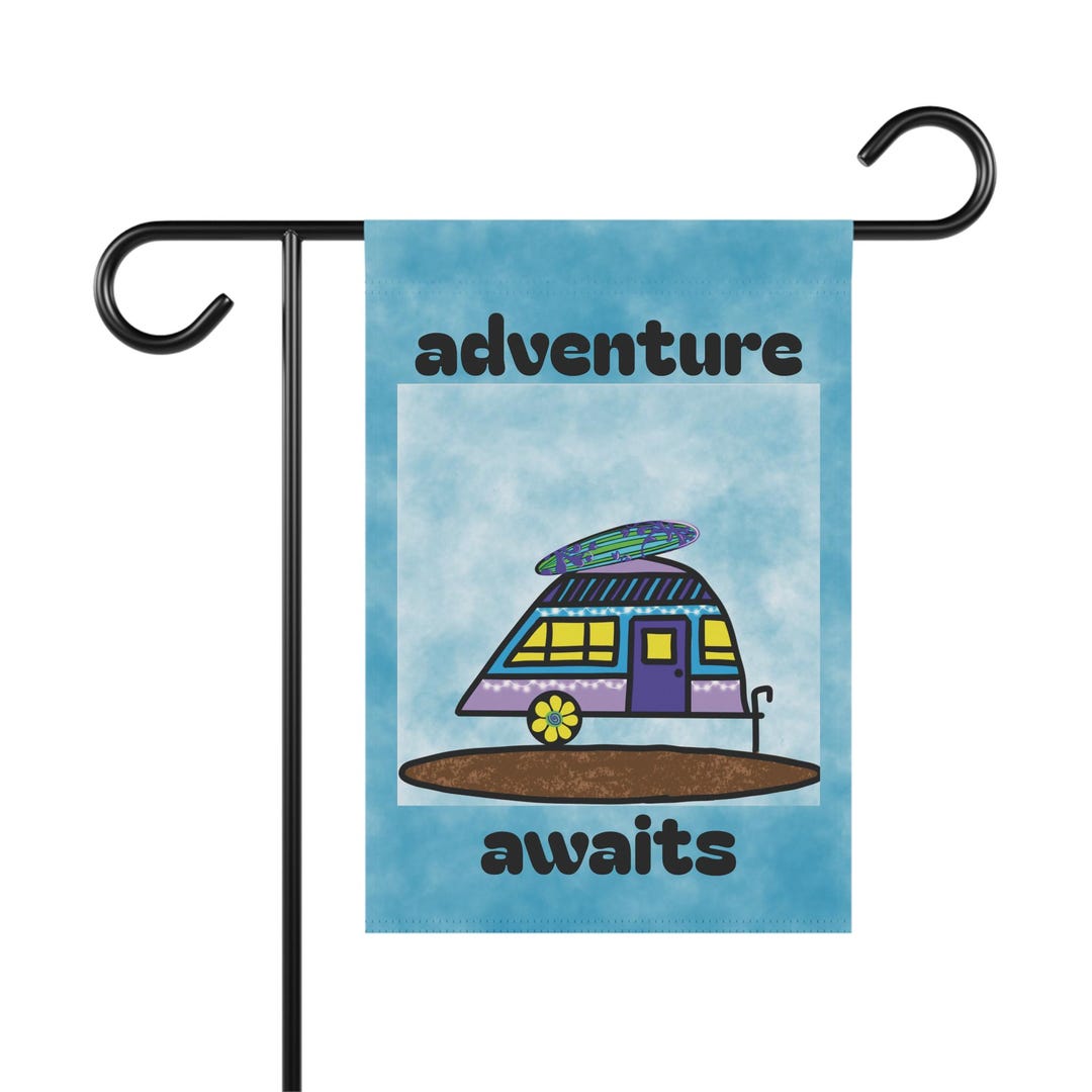 Adventure Awaits Camping Banner - Etsy