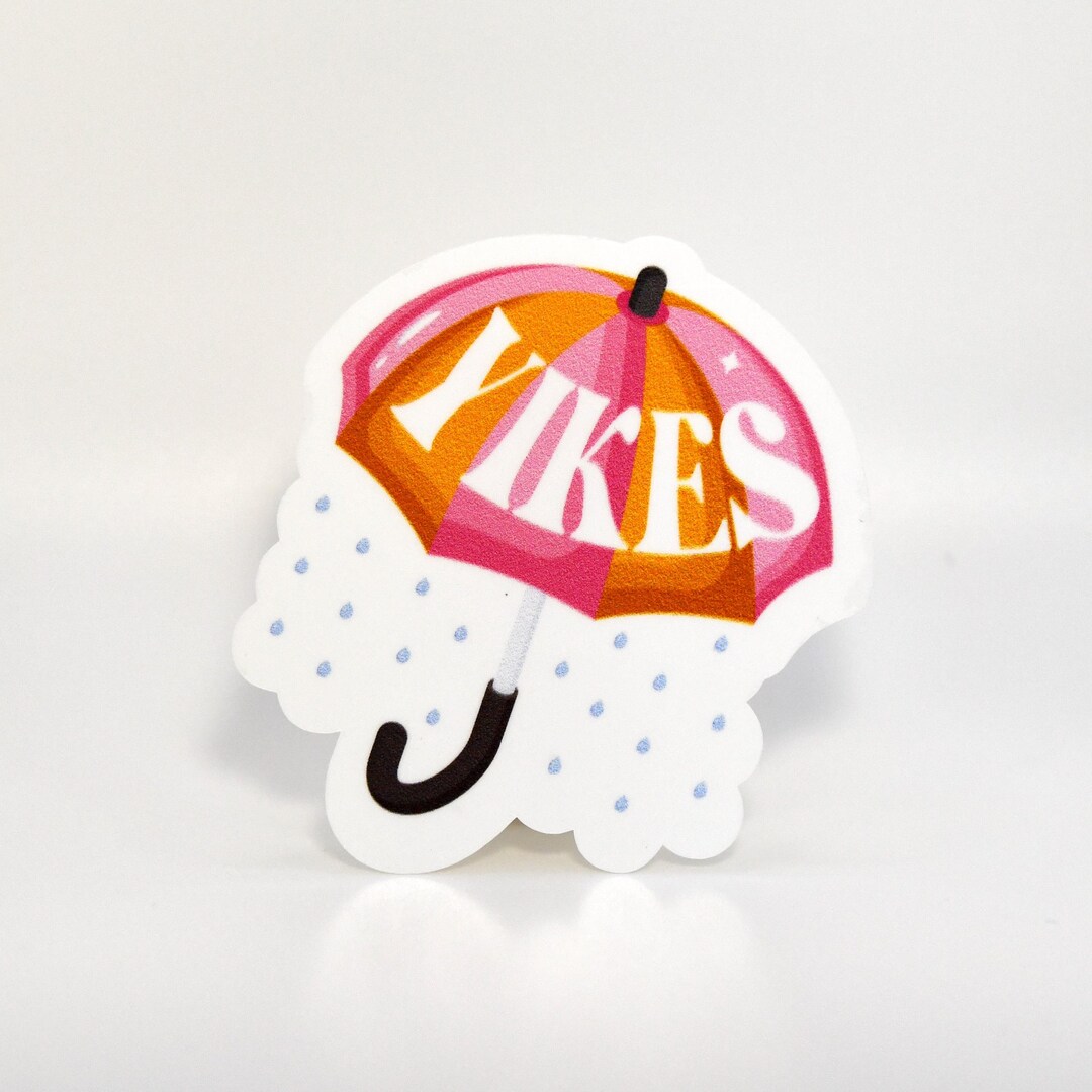 YIKES Sticker | Waterproof Glossy Vinyl Die Cut Sticker | Laptop ...