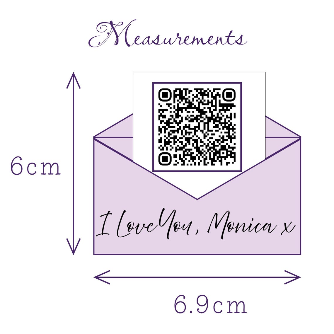 Custom Spotify Song QR Code in a Letter Sticker | Glossy, Waterproof ...