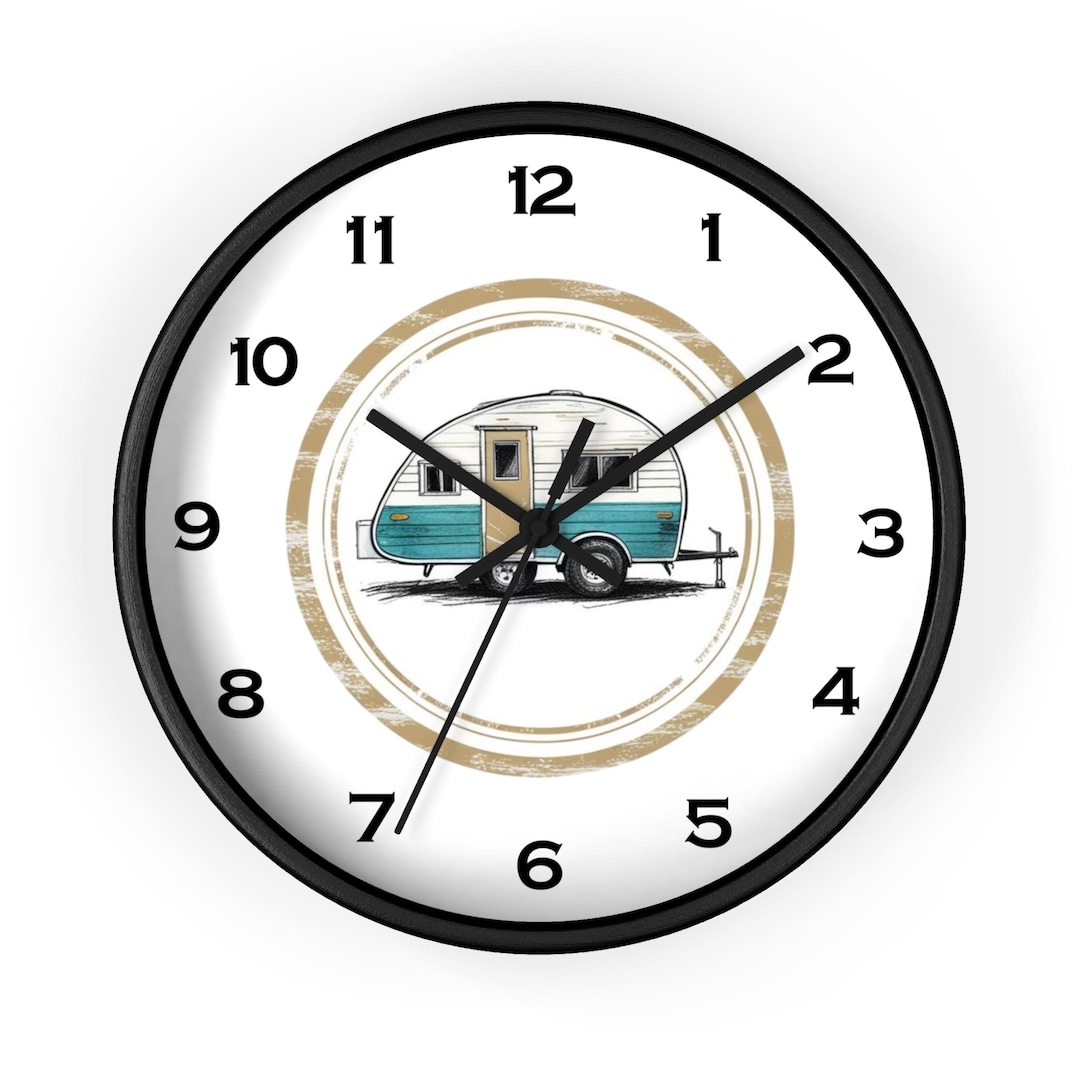 Vintage Camper Wall Clock - Etsy