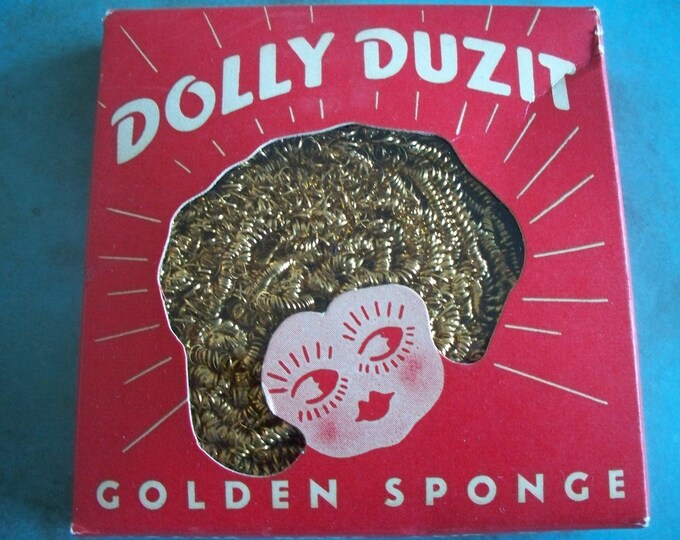 Vintage Dolly Duzit Scouring Pad - Etsy